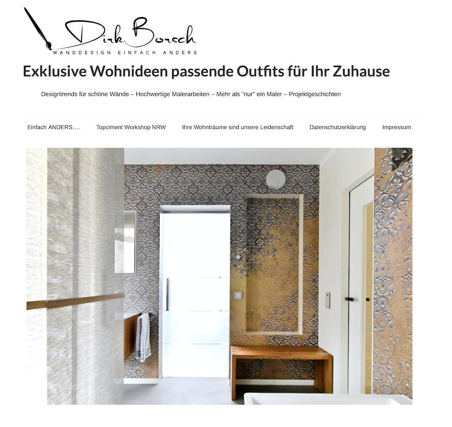 Malerbetrieb / Wanddesign Borsch. » „Einfach ANDERS"